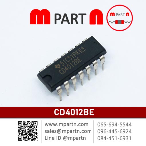 CD4012BE – จำหน่ายไอซี โมดูล แอลซีดี ทัชสกรีน อะไหล่อิเล็กทรอนิกส์ ...